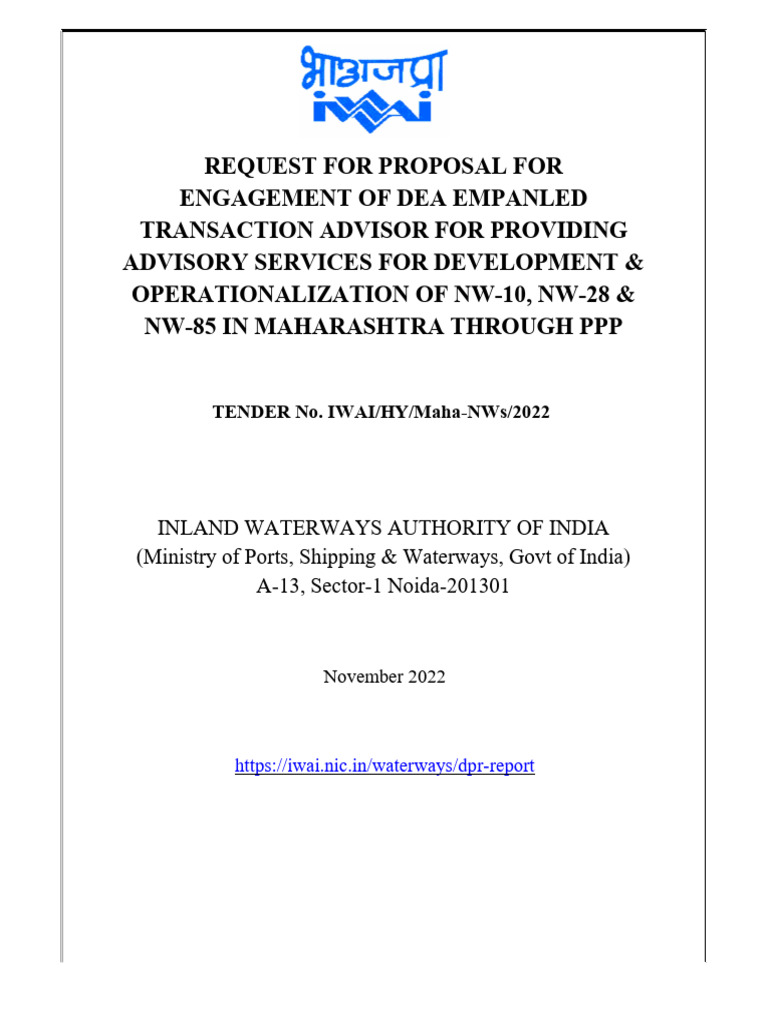 RFP Document | PDF | Request For Proposal | Feasibility Study