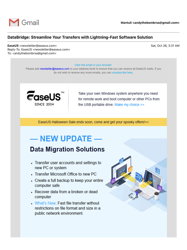 DataBridge: Streamline Your Transfers With Lightning-Fast Software Solution | PDF | Computers