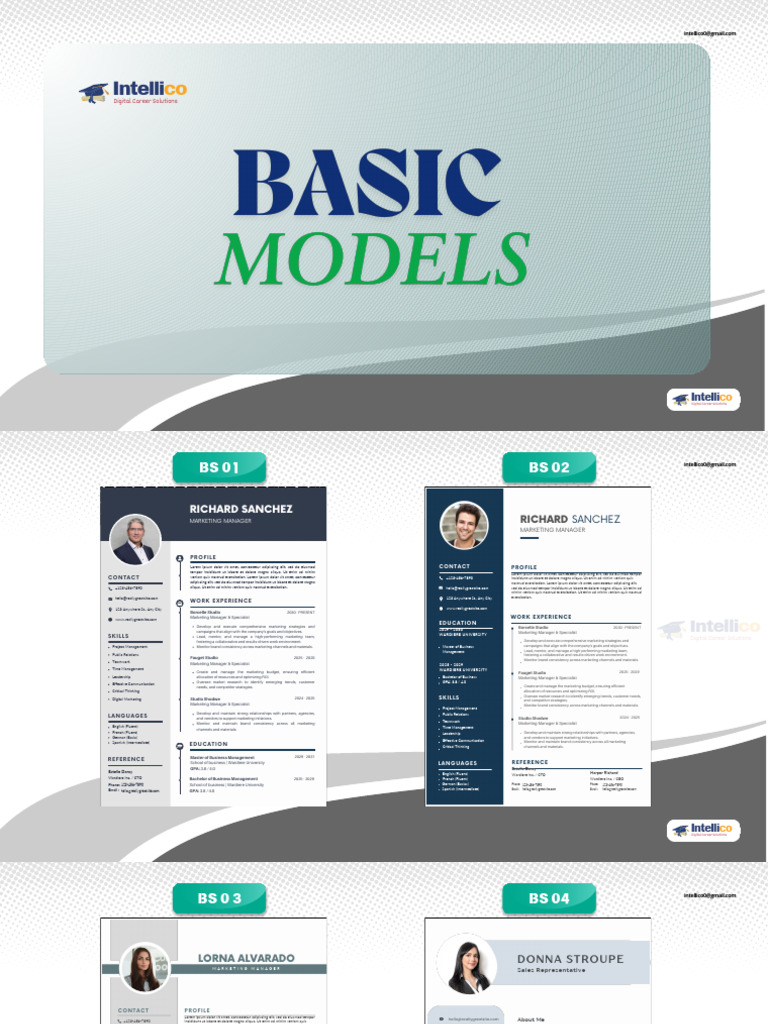 Basic Models Intellico | PDF | Marketing | Sales