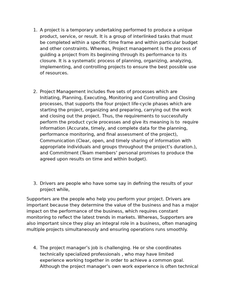 Project Management Assignment | PDF | Project Management ... Project Management Assignment | PDF | Project Management ...