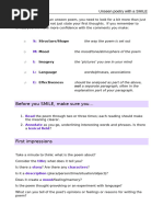SMILE Poetry Analysis Worksheet | PDF | Poetry | Rhyme