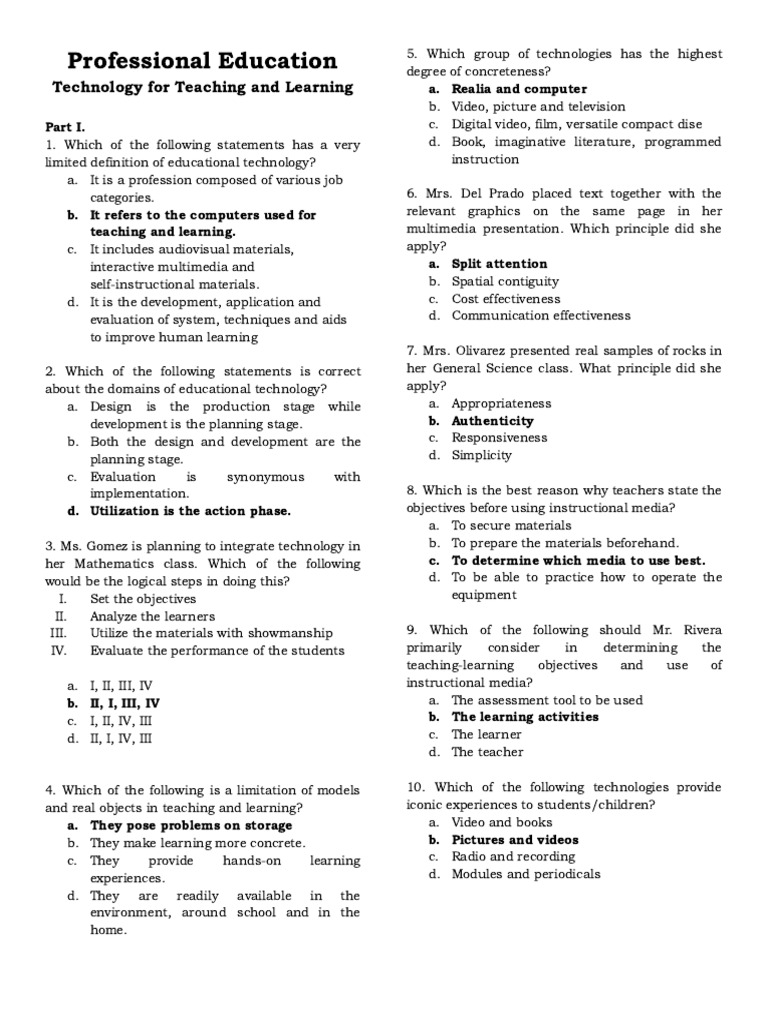 General Education LET Reviewer Guide | PDF | Educational Technology ...