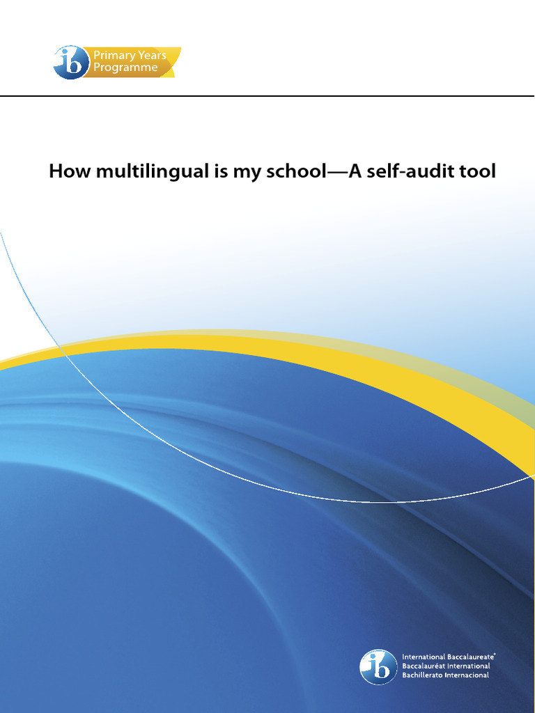 How Multilingual Is My School A Self Audit Tool en b1d8fc00 9409 4fcc A844 7eef69e3321c | PDF ...