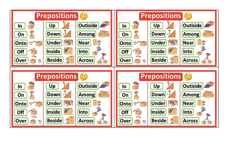Note Prepositions | PDF