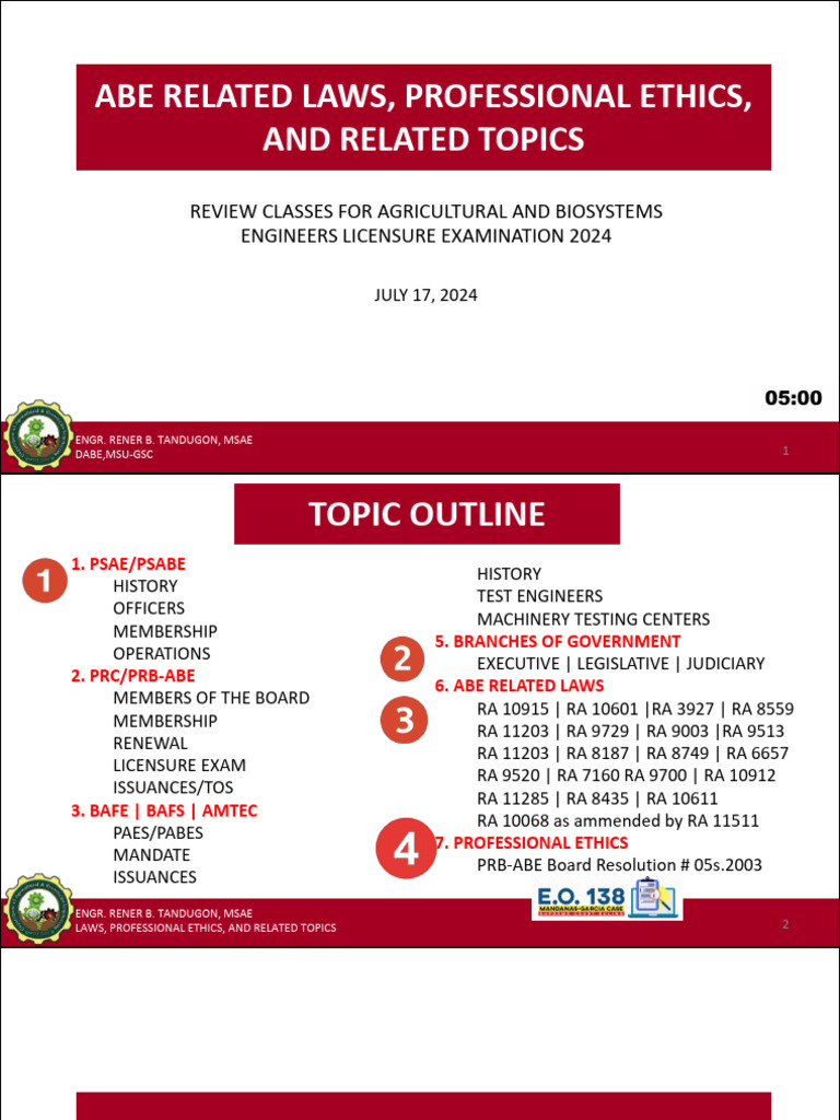 Lecture On Laws, and Professional Ethics 07172024 | PDF