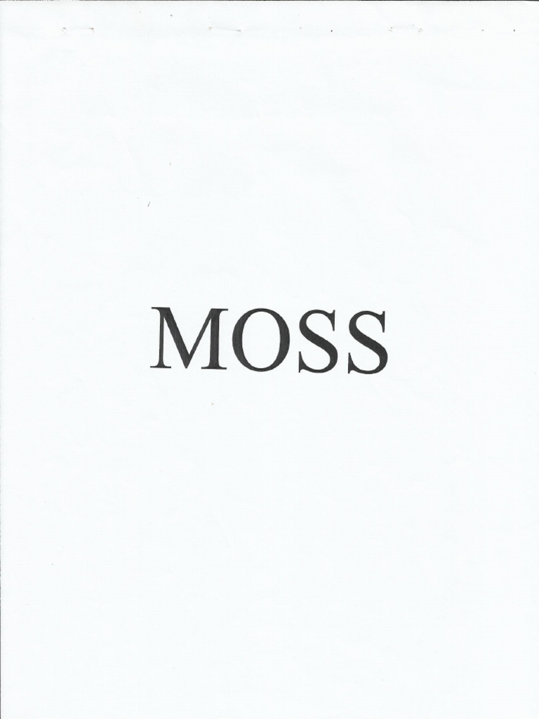 Taller Folleto Moss | PDF