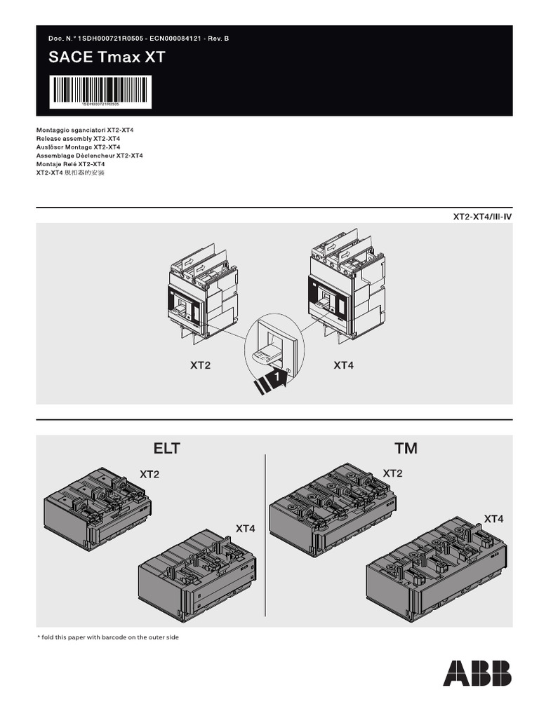ABB MCCB Assembly-Parts 1SDH000721R0505 | PDF