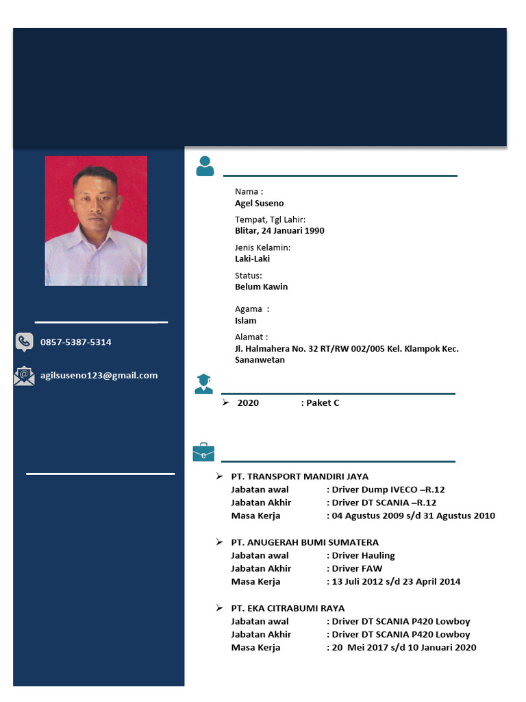 Contoh CV Keren | PDF