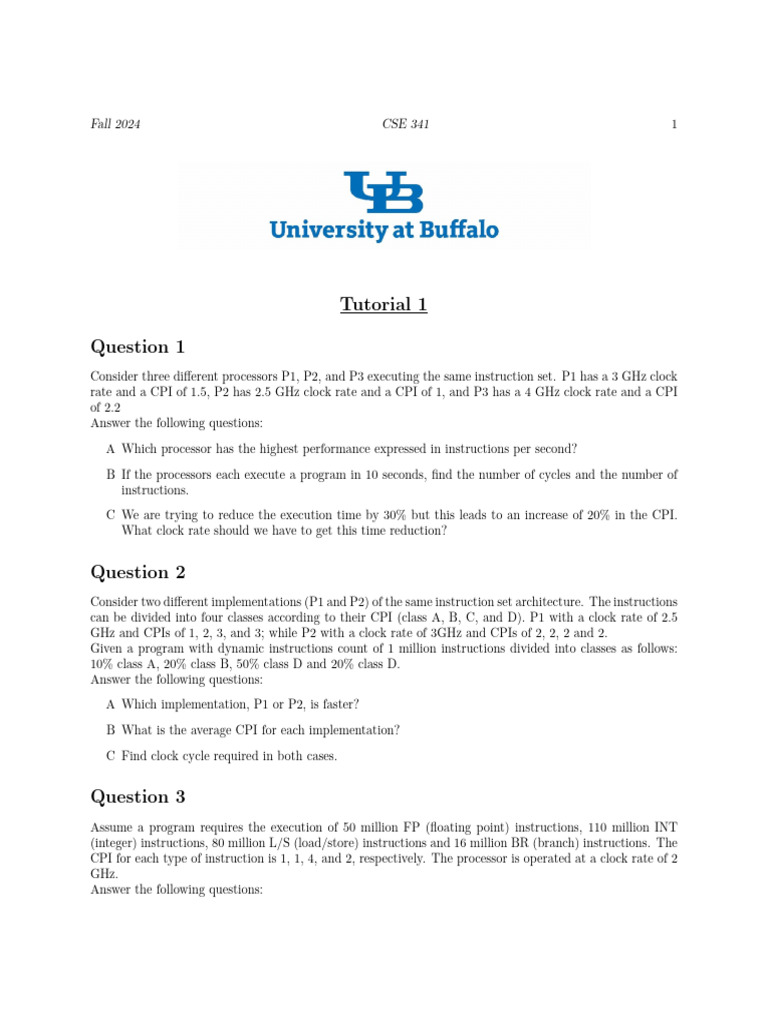 Tut 1 | PDF | Computers