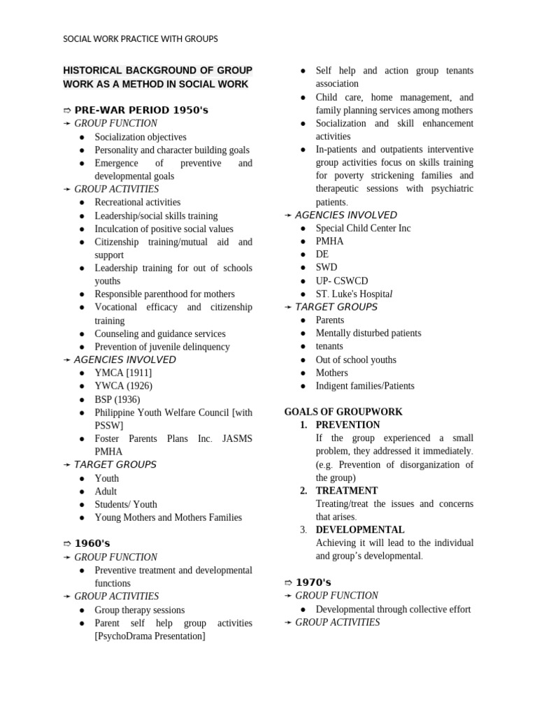 Reviewer in Social Work Practice With Groups | PDF | Social Work ...