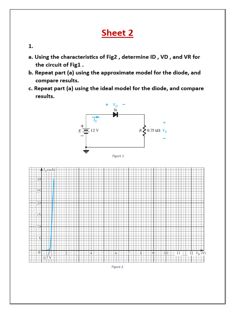 Sheet 4 sol | PDF | Rectifier | Diode
