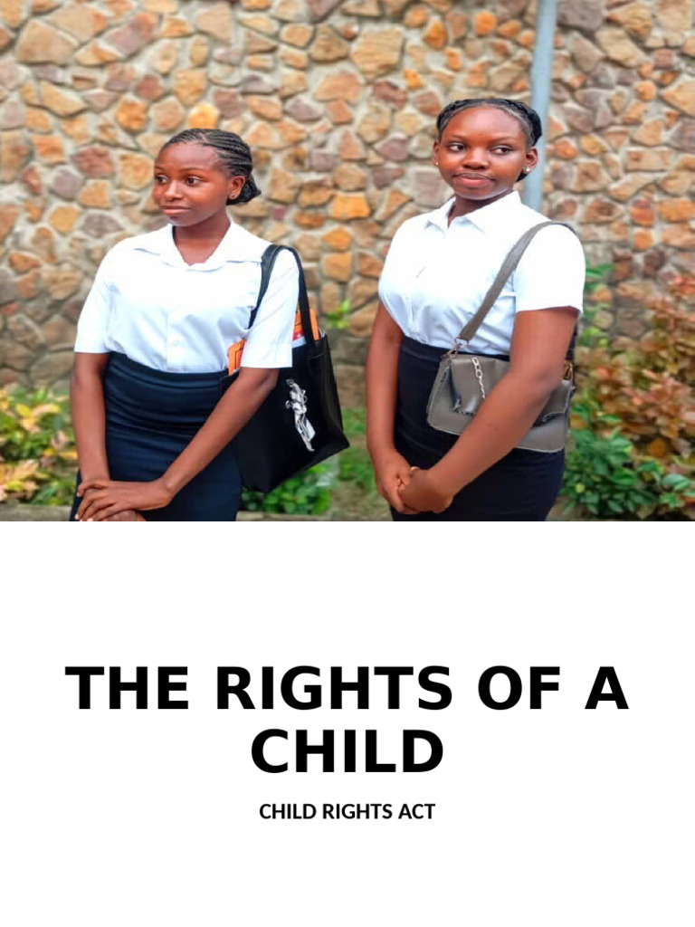 The Rights of A Child | PDF | Family | Children's Rights