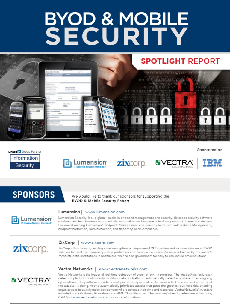 BYOD Mobile Security 2014 | PDF | Computer Security | Security