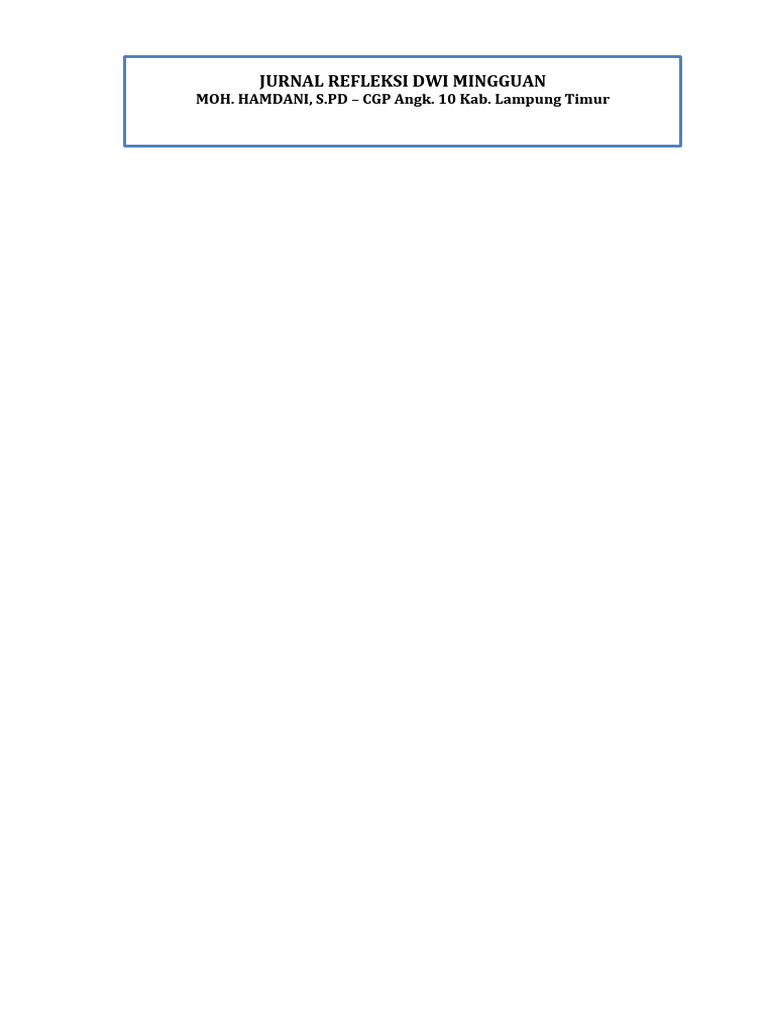 Jurnal Refleksi Modul 2.3 - Compressed | PDF | Karier & Perkembangan