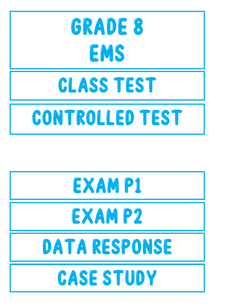 Assessment Headings A4 | PDF