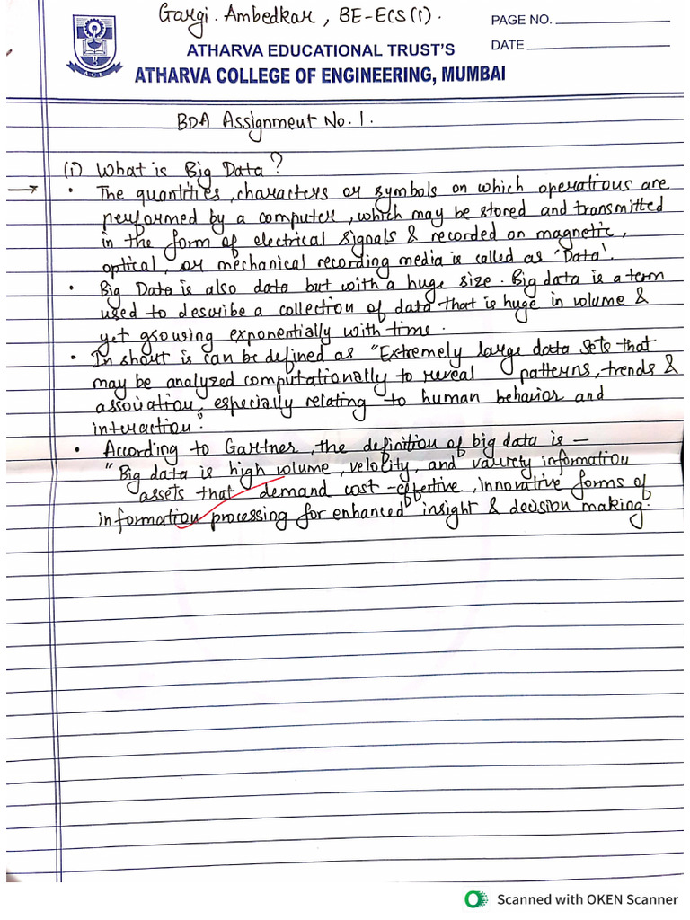 BDA Assignment 1 | PDF