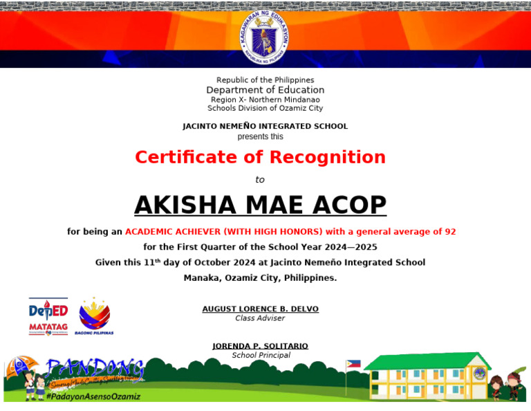 Certificate Achiever | PDF