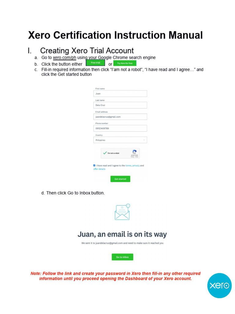 Xero Certification Manual 2024 | PDF