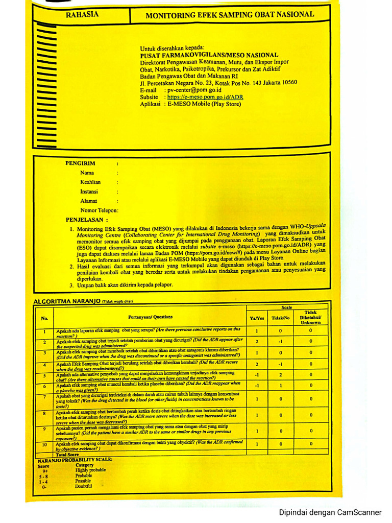 Ep 15.11 Form Meso Kosong | PDF