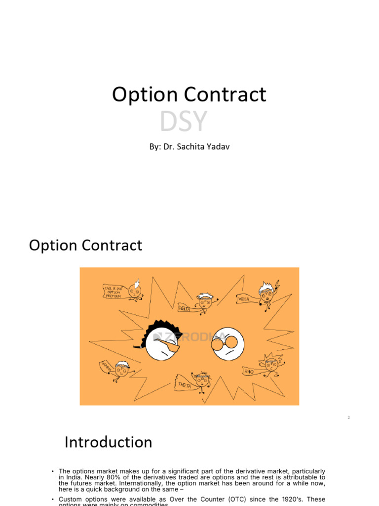 Understanding Options Contracts in India | PDF | Option (Finance) | Put ...