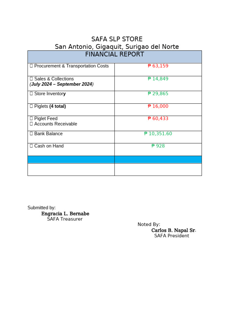 Safa SLP Store | PDF
