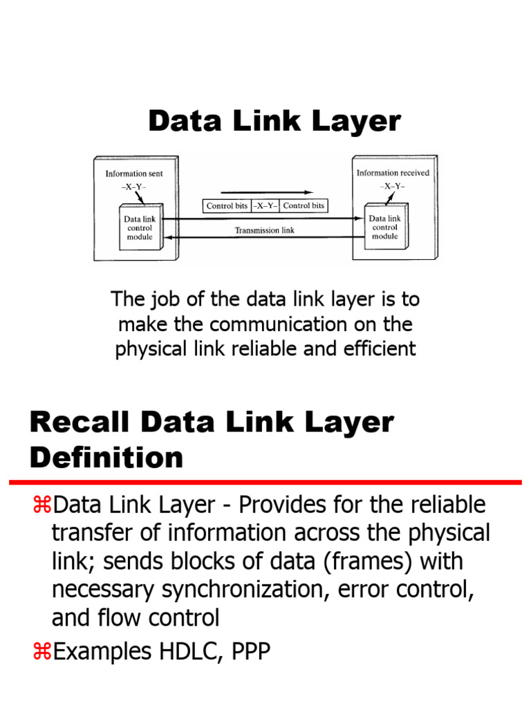 datalink layer | PDF | Computer Network | Internet datalink layer | PDF | Computer Network | Internet