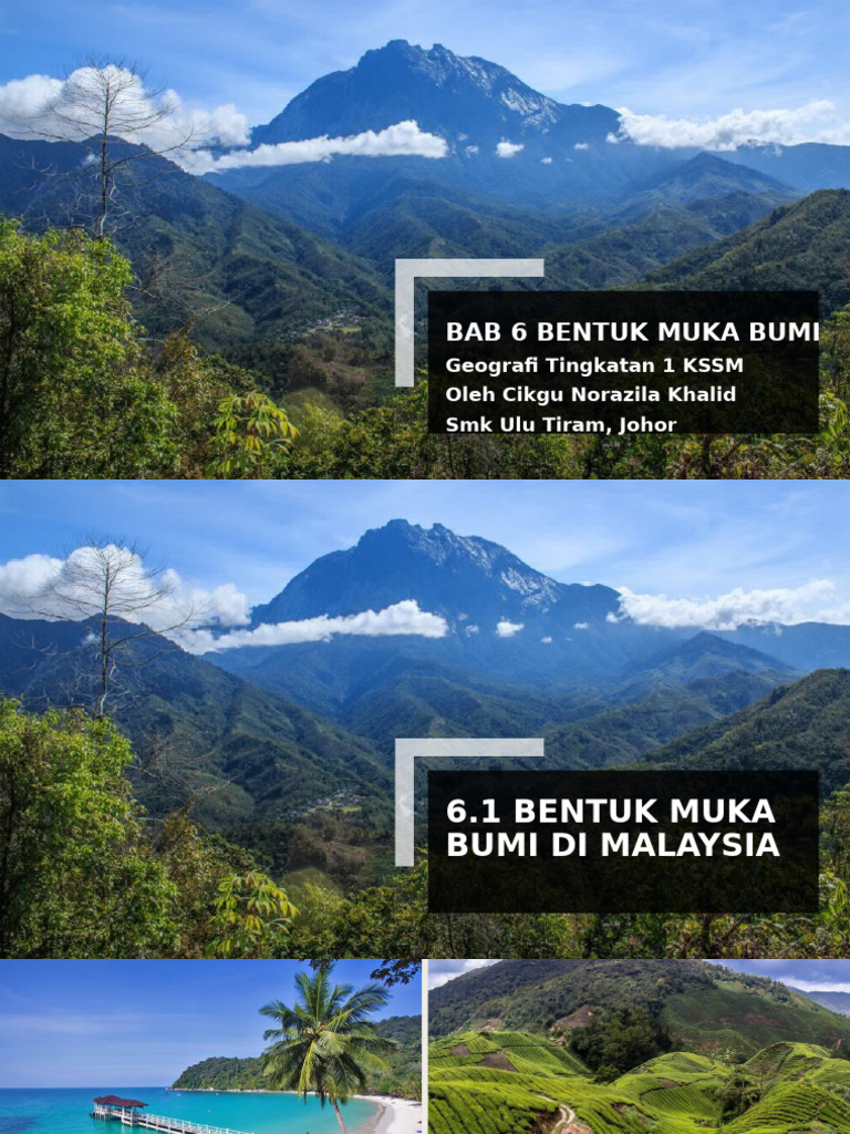 GEO T1 KSSM Bab 6 Bentuk Muka Bumi | PDF