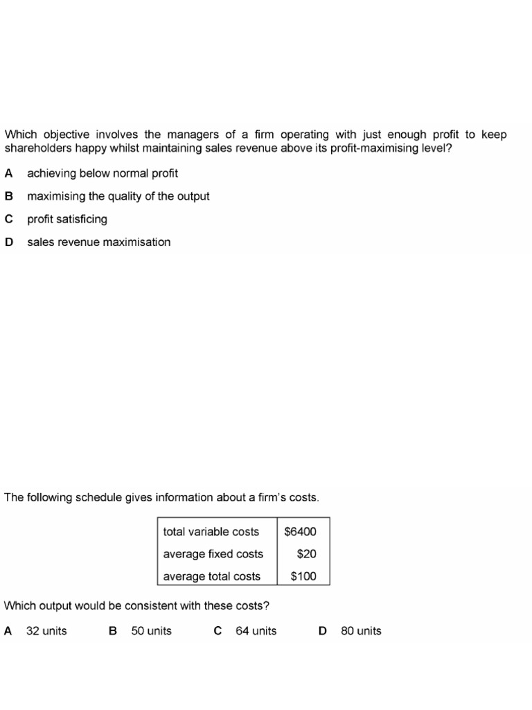 A Levels Test 31mcq | PDF