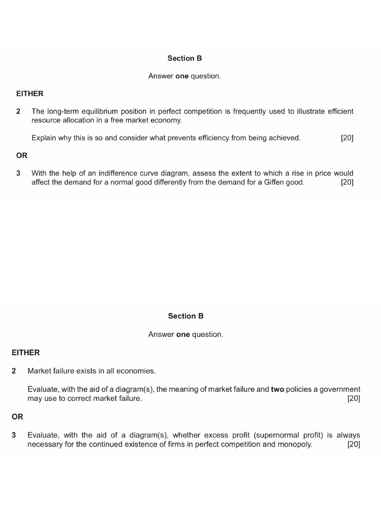 A Levels Test 11th Sept PYQs 2023-24 | PDF