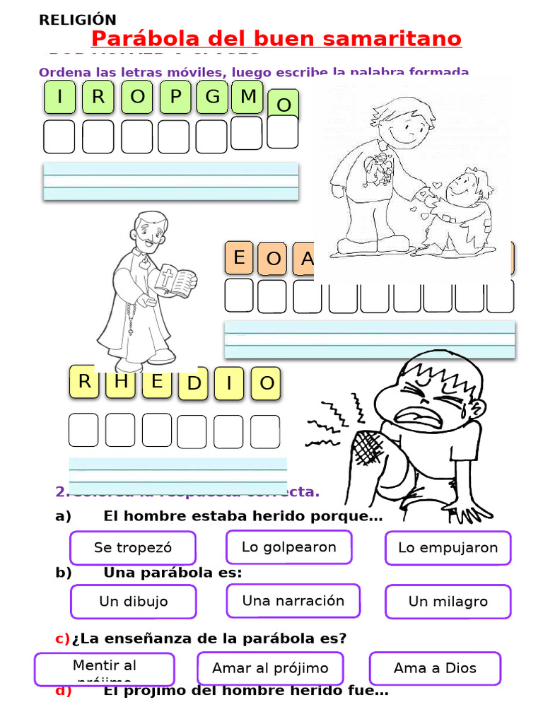 Ficha Religion | PDF | Métodos y materiales de enseñanza