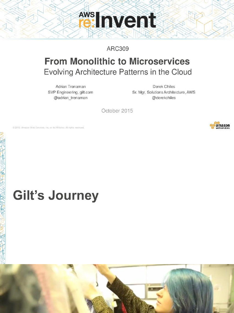 Monolithic To Microservices - Cloud Architecture Patterns-1 | PDF