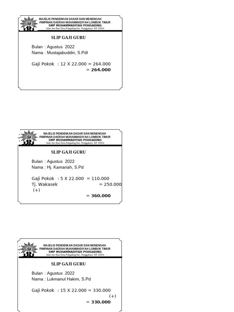 Amplop Amprah Guru | PDF