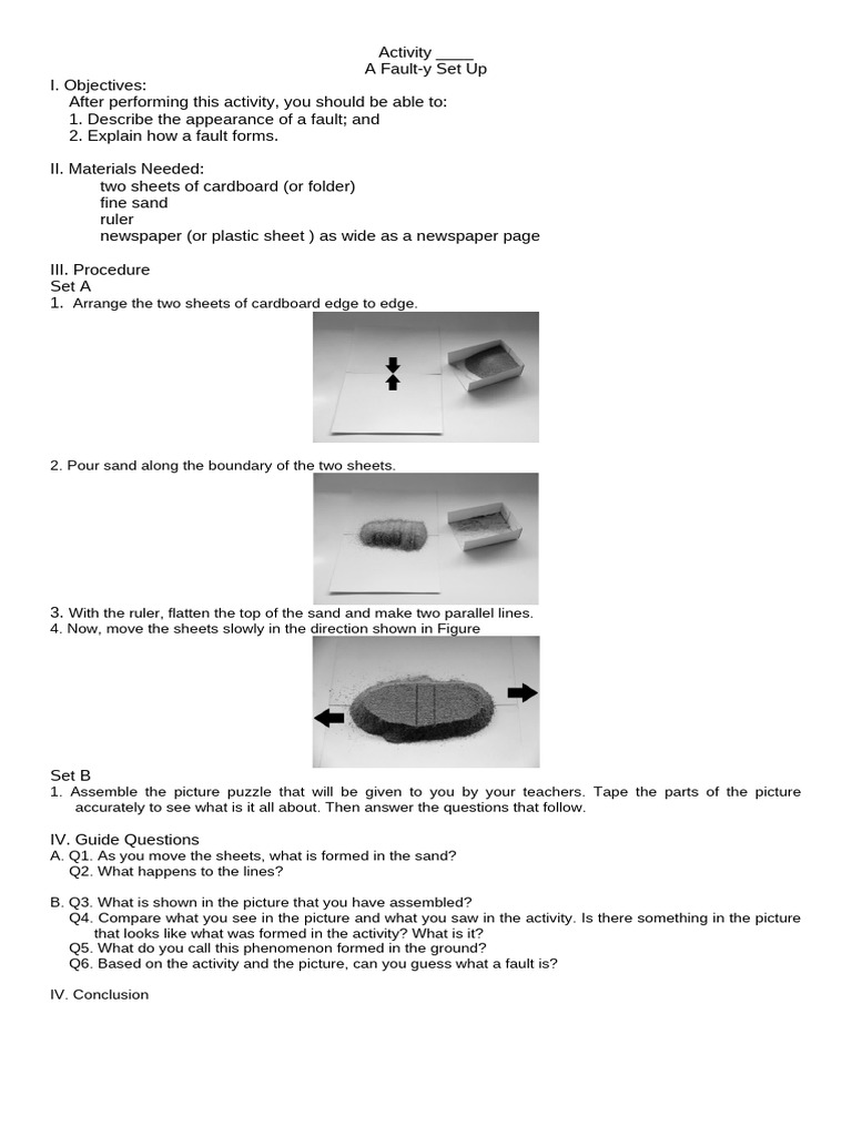 1 Fault-Y Set Up | PDF