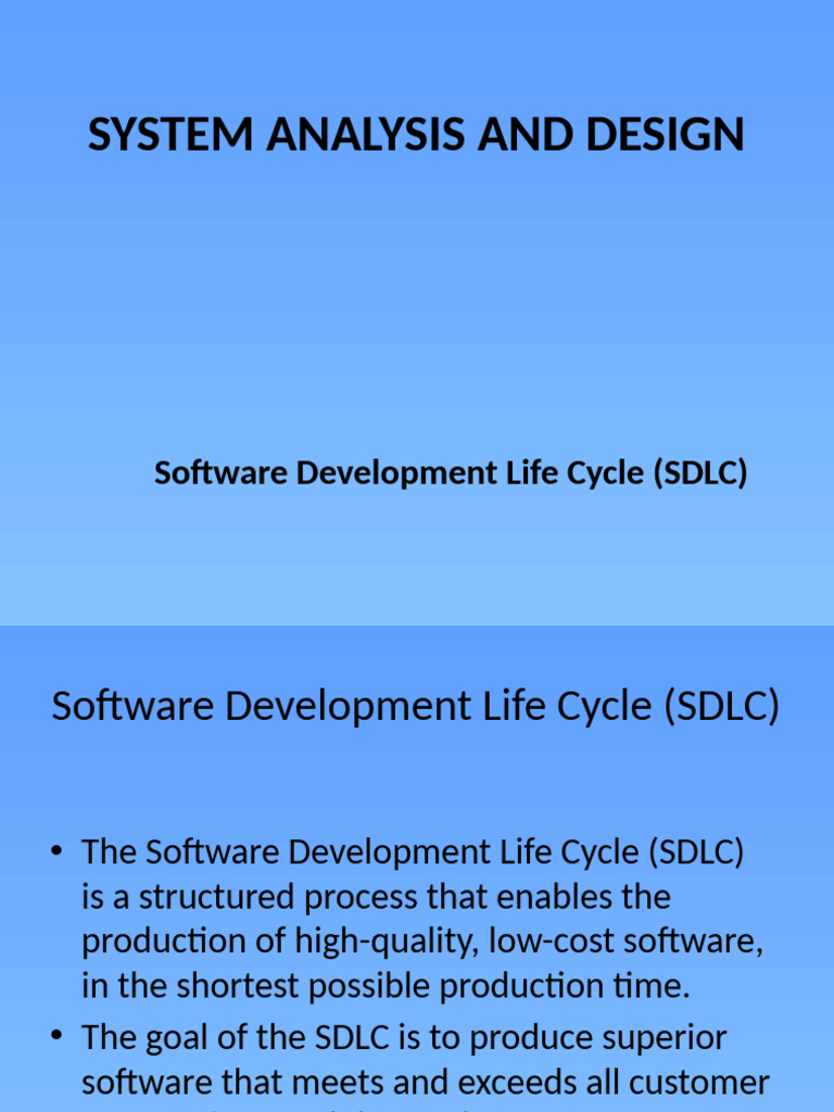 SDLC | PDF