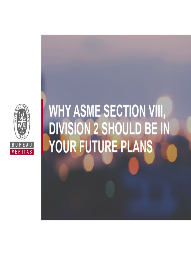 Benefits of ASME Section VIII Div 2 | PDF | Strength Of Materials ...