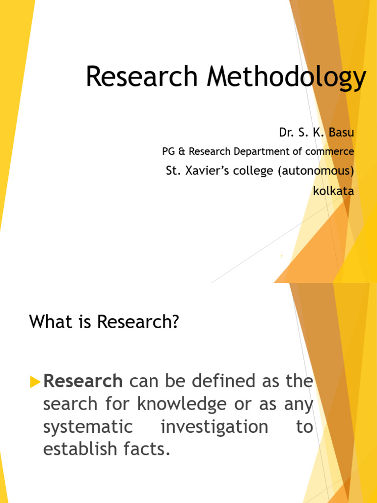 Research Methodology (Notes) | PDF | Hypothesis | Experiment