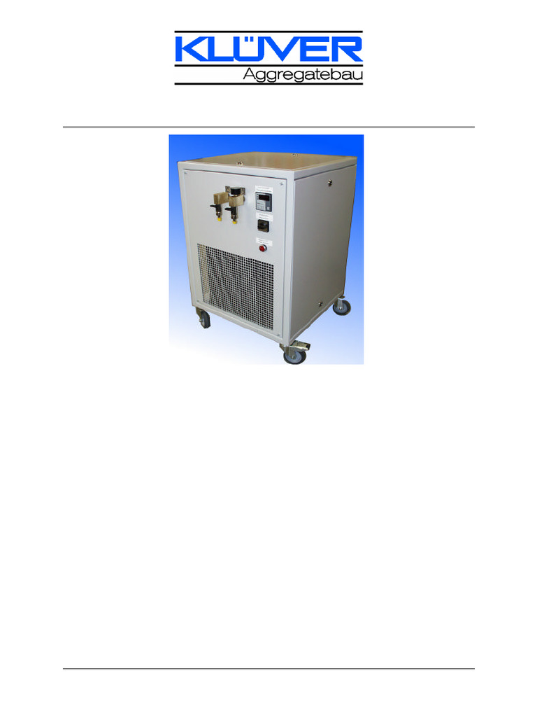 Klüver-1421.70ea WLK 21-Engl. | PDF | Refrigeration | Pump