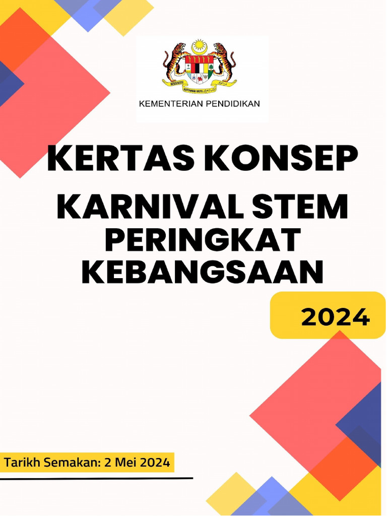 Kertas Konsep Karnival Stem Peringkat Kebangsaan Tahun 2024 | PDF