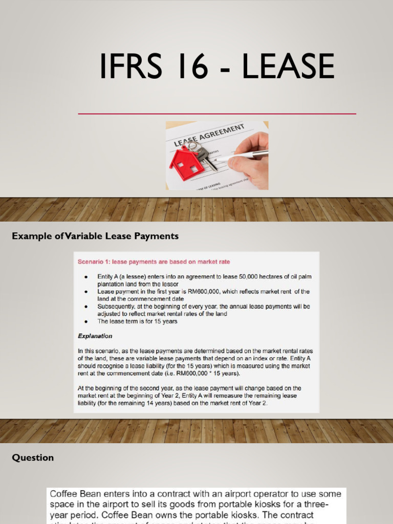 IFRS 16 Leases | PDF | Career & Growth | Finance & Money Management
