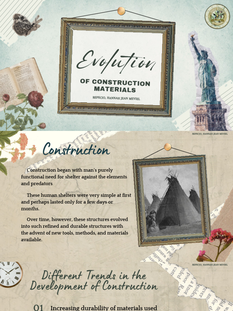 Evolution of Construction Materials | PDF | Brick | Concrete