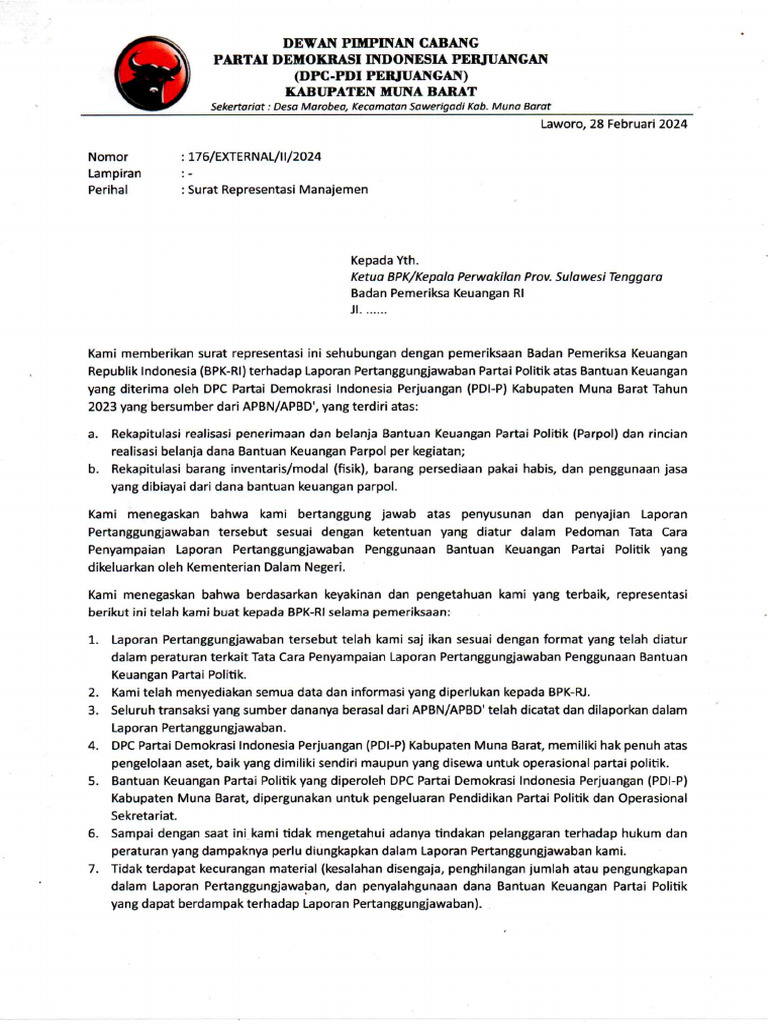 Representase Partai Pdip | PDF