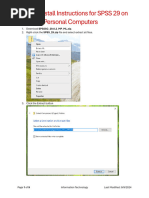 SPSS Trial Guide for UTS Students | PDF | 64 Bit Computing | Spss