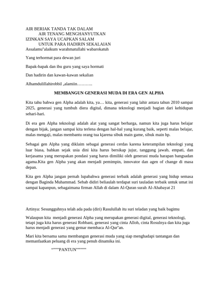 Air Beriak Tanda Tak Dalam | PDF | Karier & Perkembangan | Ilmu Sosial