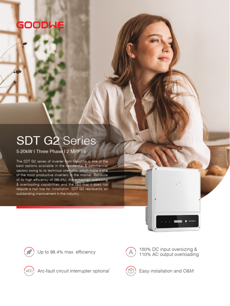 Goodwe String Inv GW - SDT G2 5-20K - Datasheet-AU | PDF | Power ...