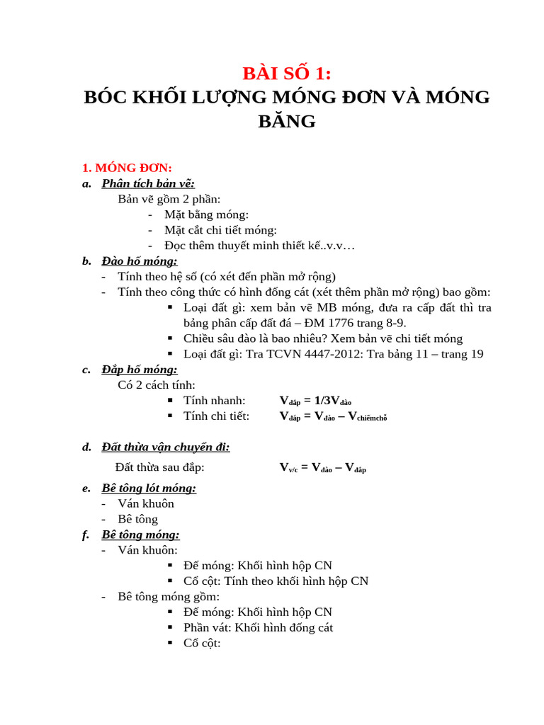 Bai So 1 - Mong Don, Mong Bang | PDF