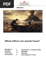 Writer's Effect Notes (Cambridge CAIE IGCSE English First Language 0500 ...