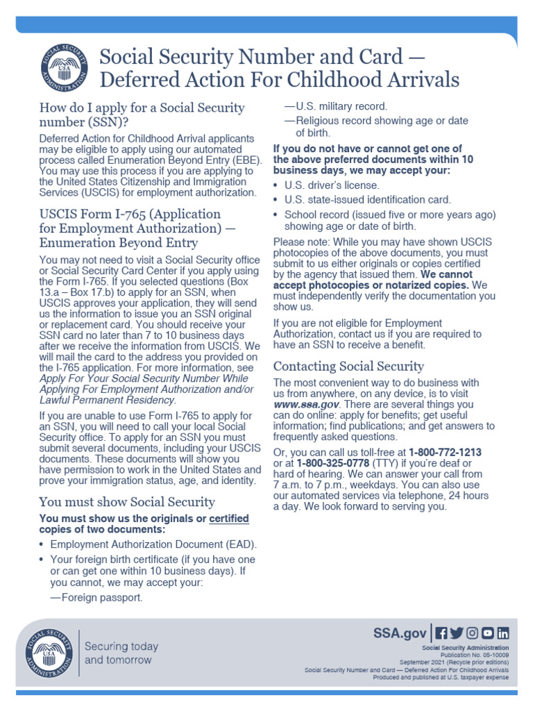 SSN for child | PDF | Social Security Number | United States ...