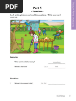 Movers - Speaking Test 1 | PDF