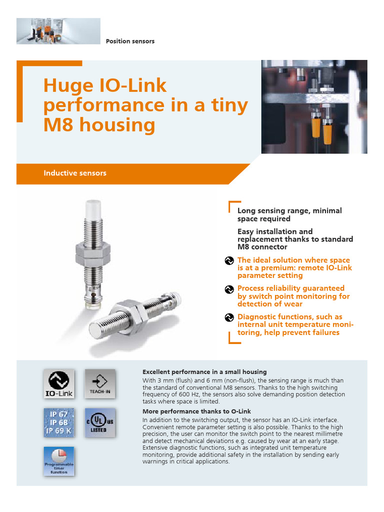 Bulletin IE5457 ENGB 042021 Low | PDF | Sensor | Bipolar Junction Transistor