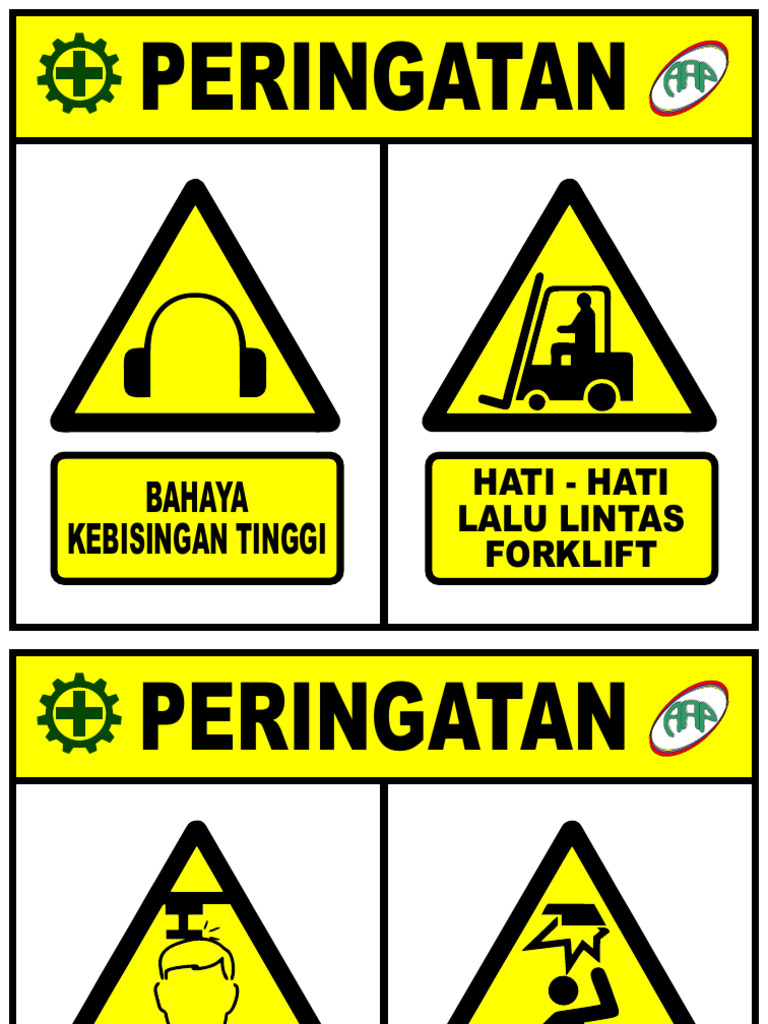 Sign Warning (60x50cm) | PDF